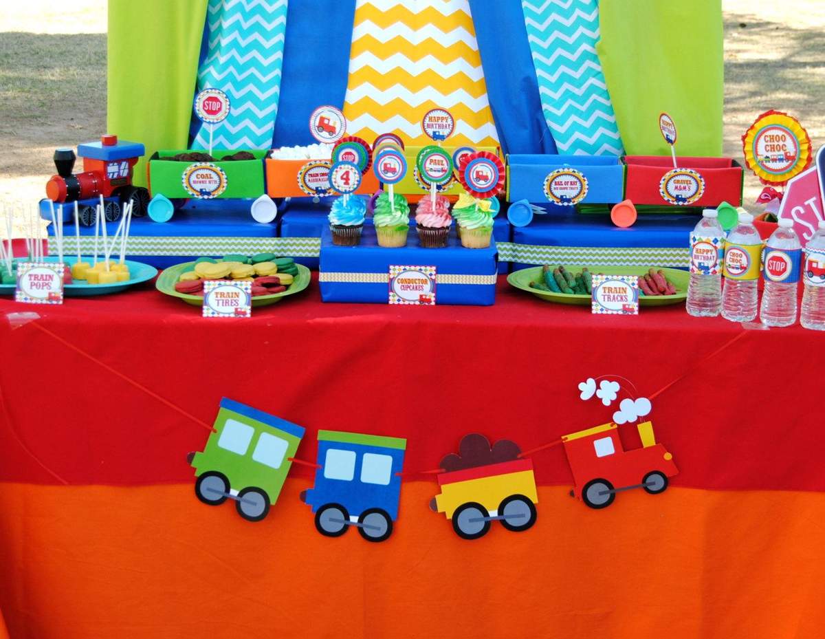 Train Birthday Party Ideas | Photo 1 of 22 | Catch My Party