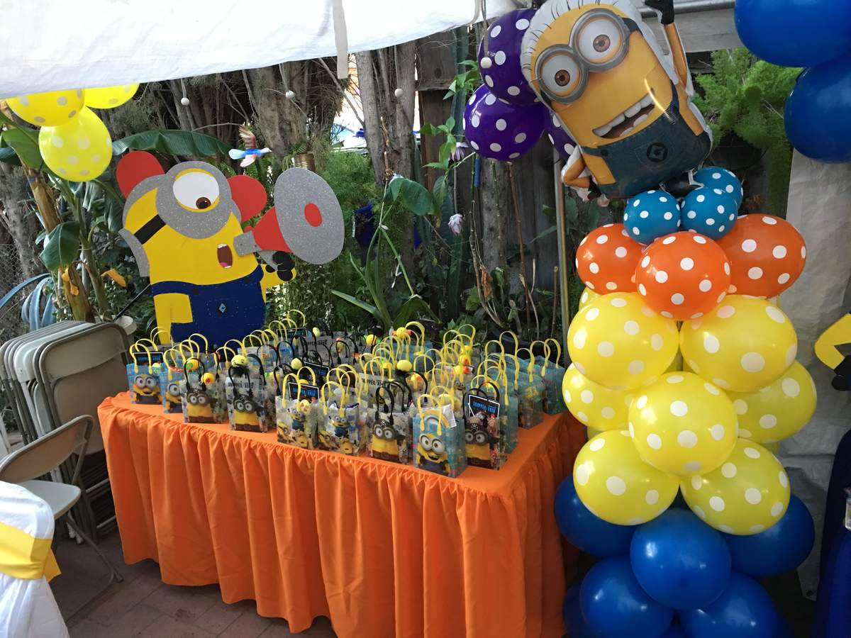 Minions Theme Birthday Party Ideas | Photo 2 of 15 | Catch My Party