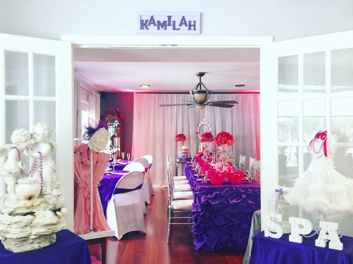 Spa and Tea Birthday Party Ideas | Photo 2 of 46 | Catch My Party