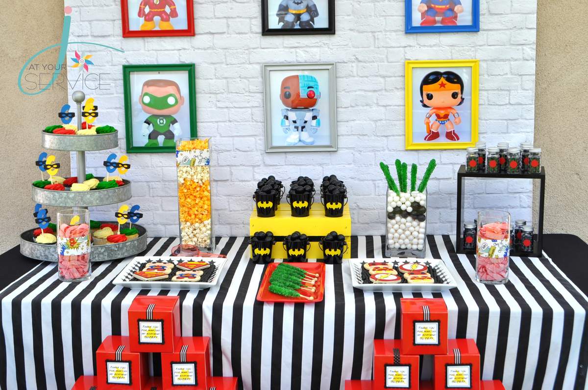 Justice League Birthday Party Ideas | Photo 10 of 30 | Catch My Party