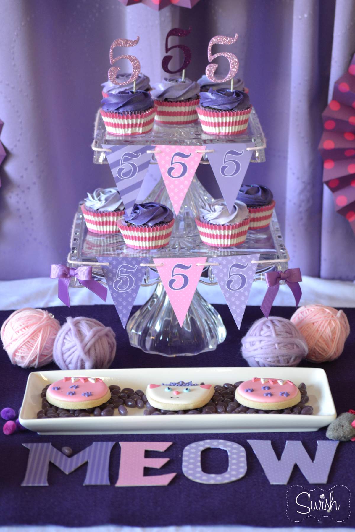 Kitties Princesses Cat Birthday Party Ideas | Photo 16 of 21 | Catch My ...