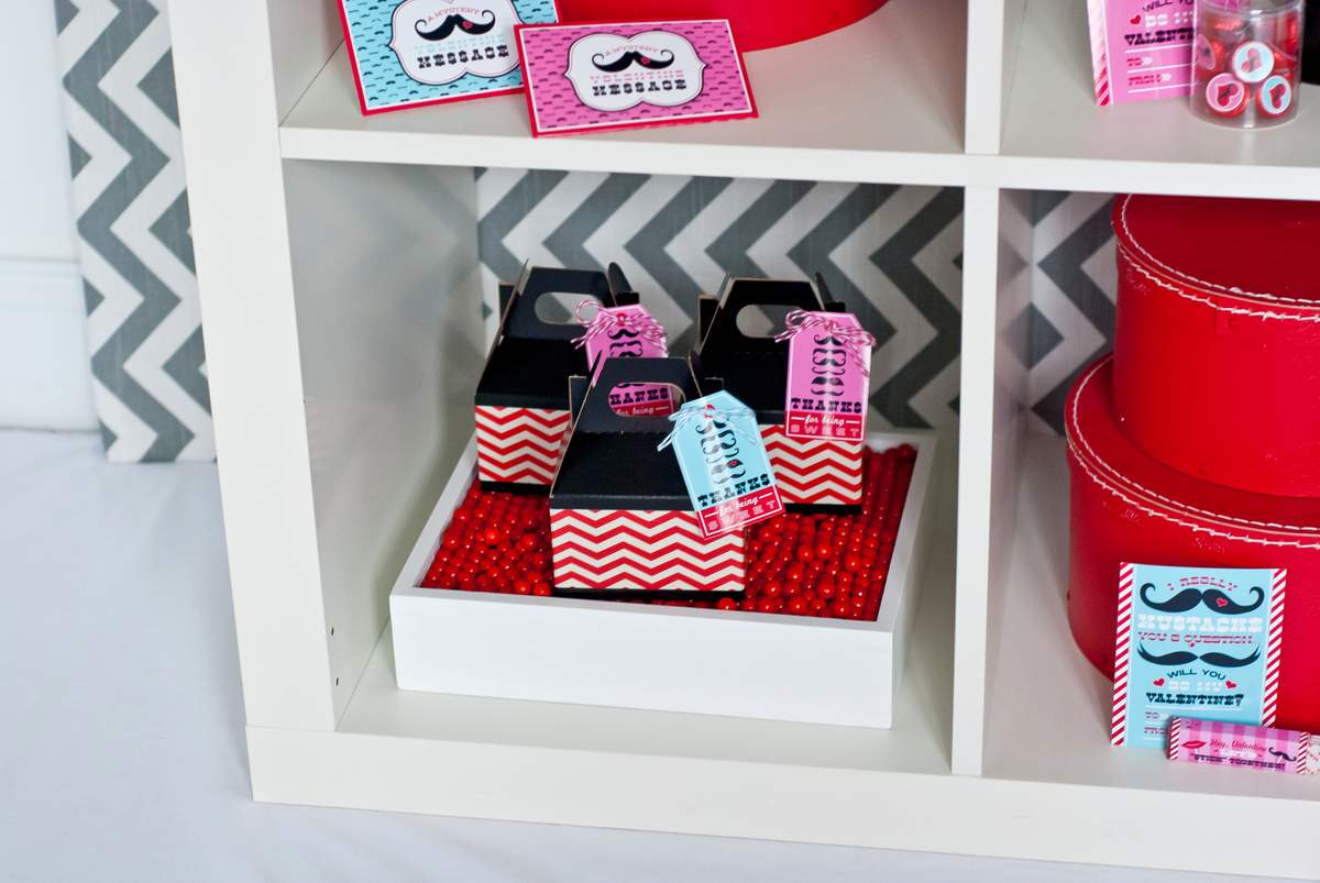 Mustache Valentine's Day Party Valentine's Day Party Ideas | Photo 10 ...