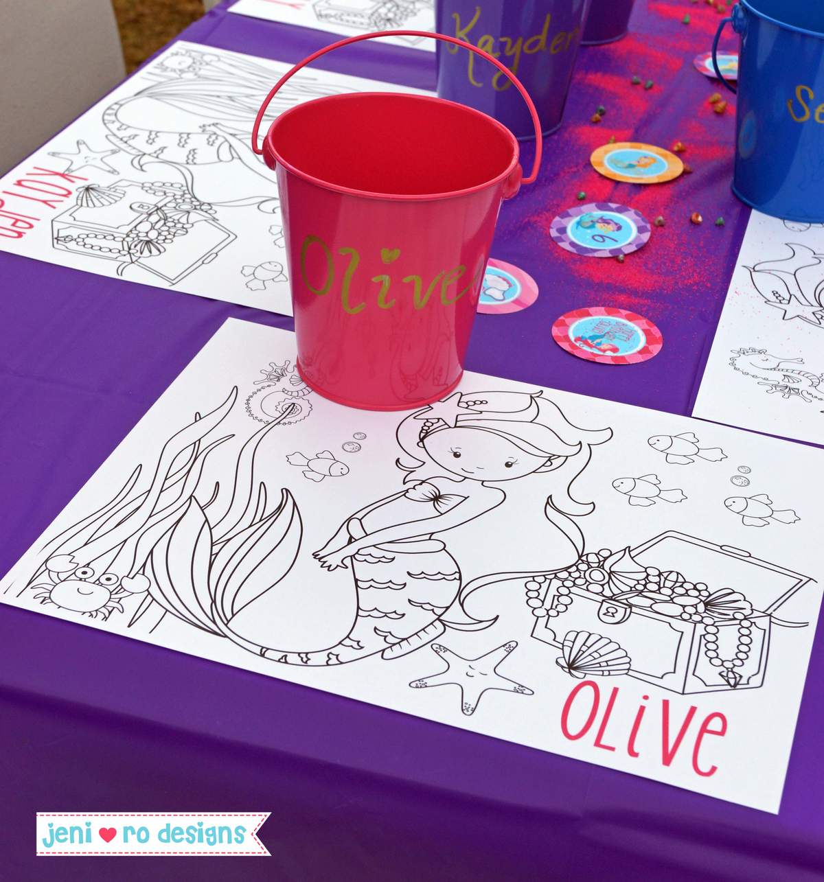 Mermaids Birthday Party Ideas | Photo 15 of 22 | Catch My Party