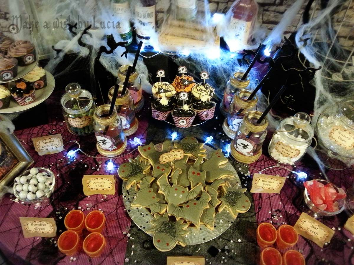 WITCHES CANDY TABLE Halloween Party Ideas | Photo 5 of 23 | Catch My Party