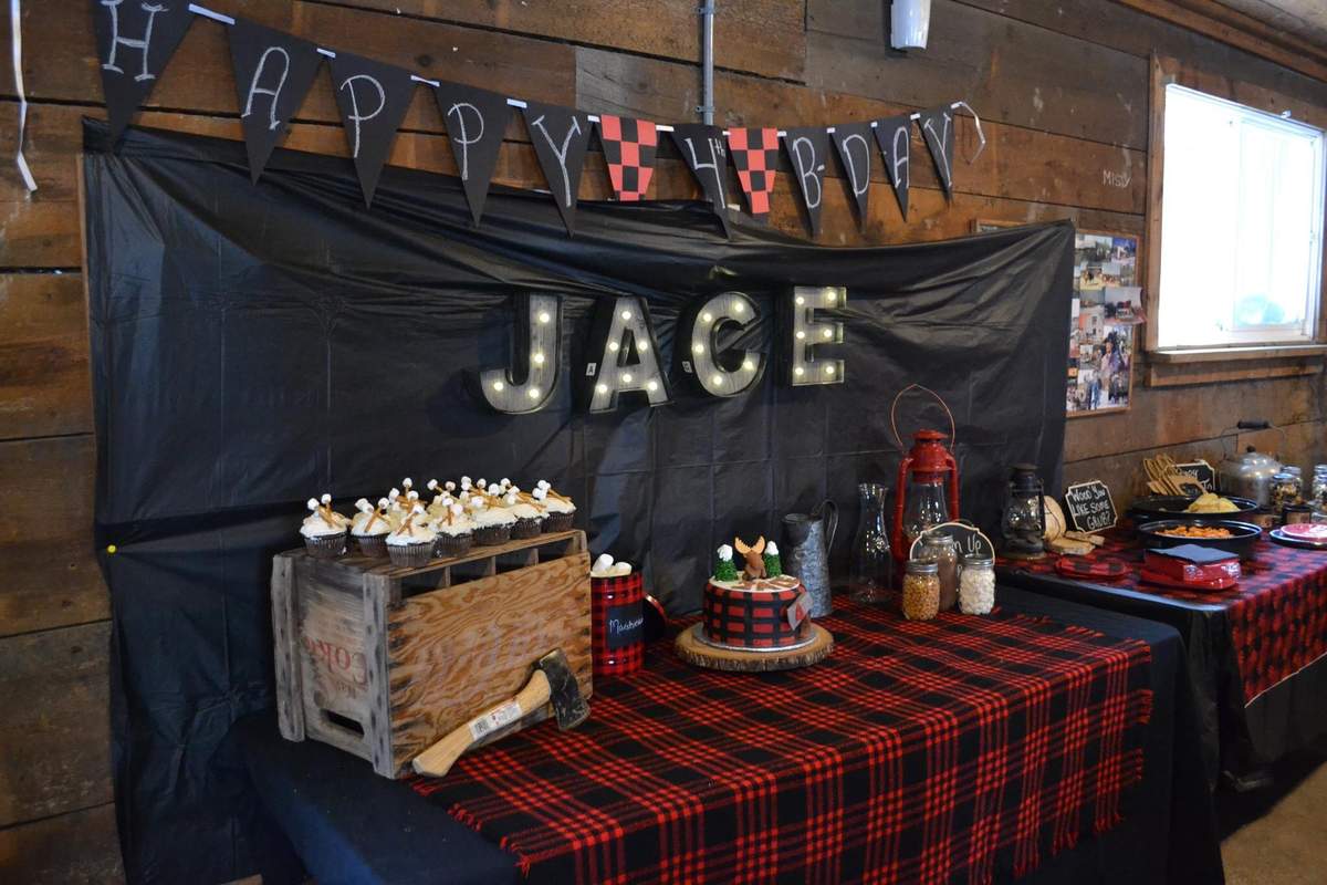 Lumberjack Birthday Party Ideas | Photo 14 of 31 | Catch My Party