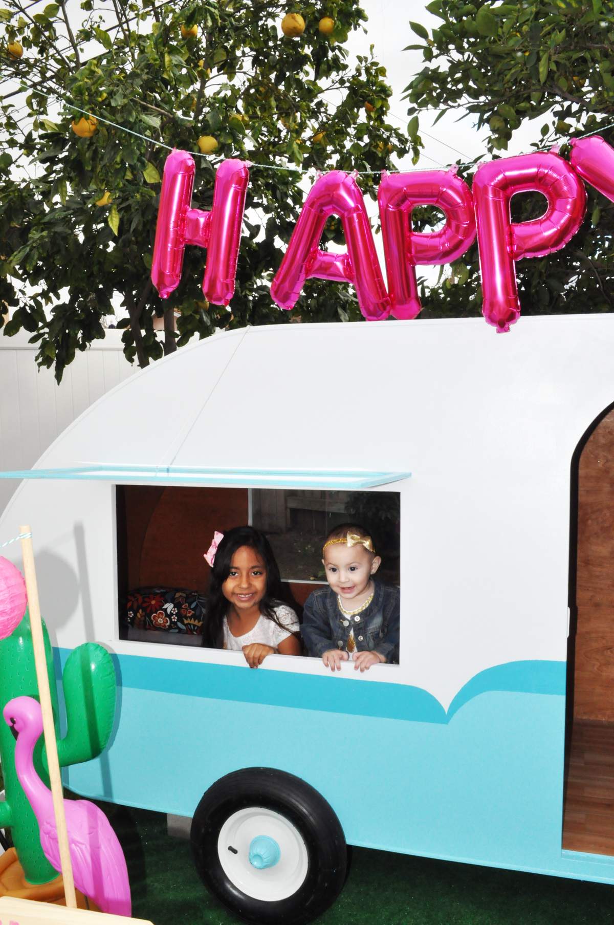 Retro Camper Trailer Birthday Party Ideas | Photo 1 of 27 | Catch My Party