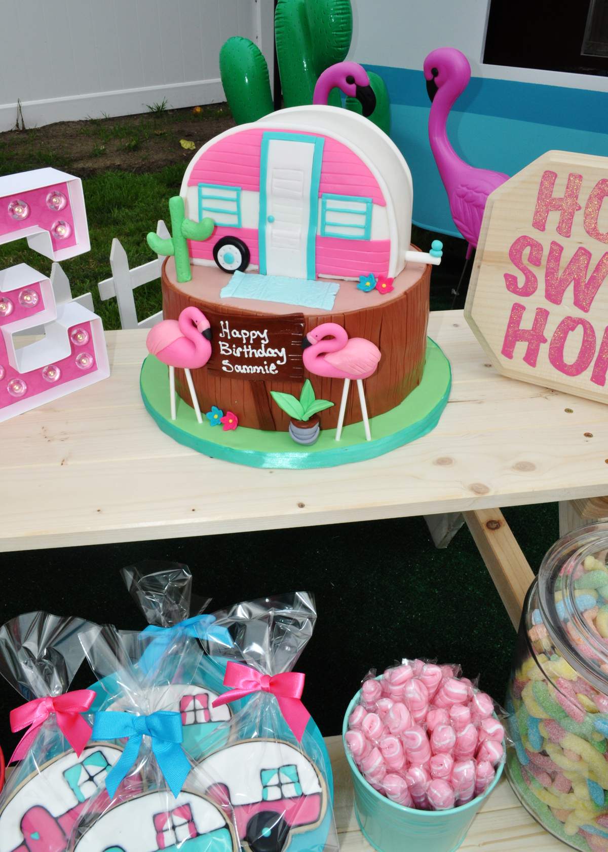 Retro Camper Trailer Birthday Party Ideas | Photo 6 of 27 | Catch My Party