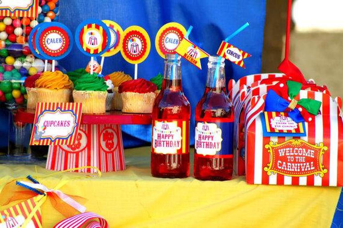 Circus / Carnival Birthday Party Ideas | Photo 19 of 27 | Catch My Party