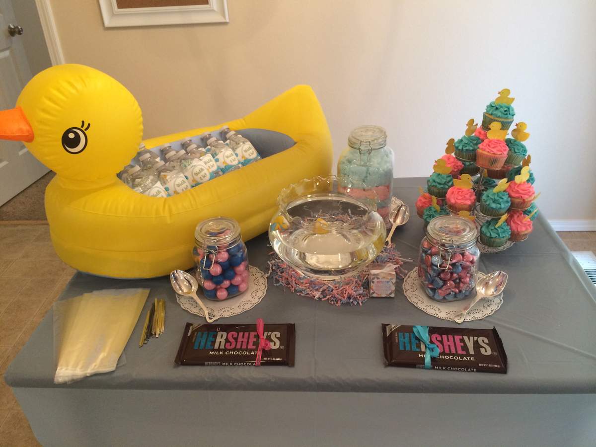Rubber Ducky Gender Reveal Party Ideas | Photo 1 of 8 | Catch My Party