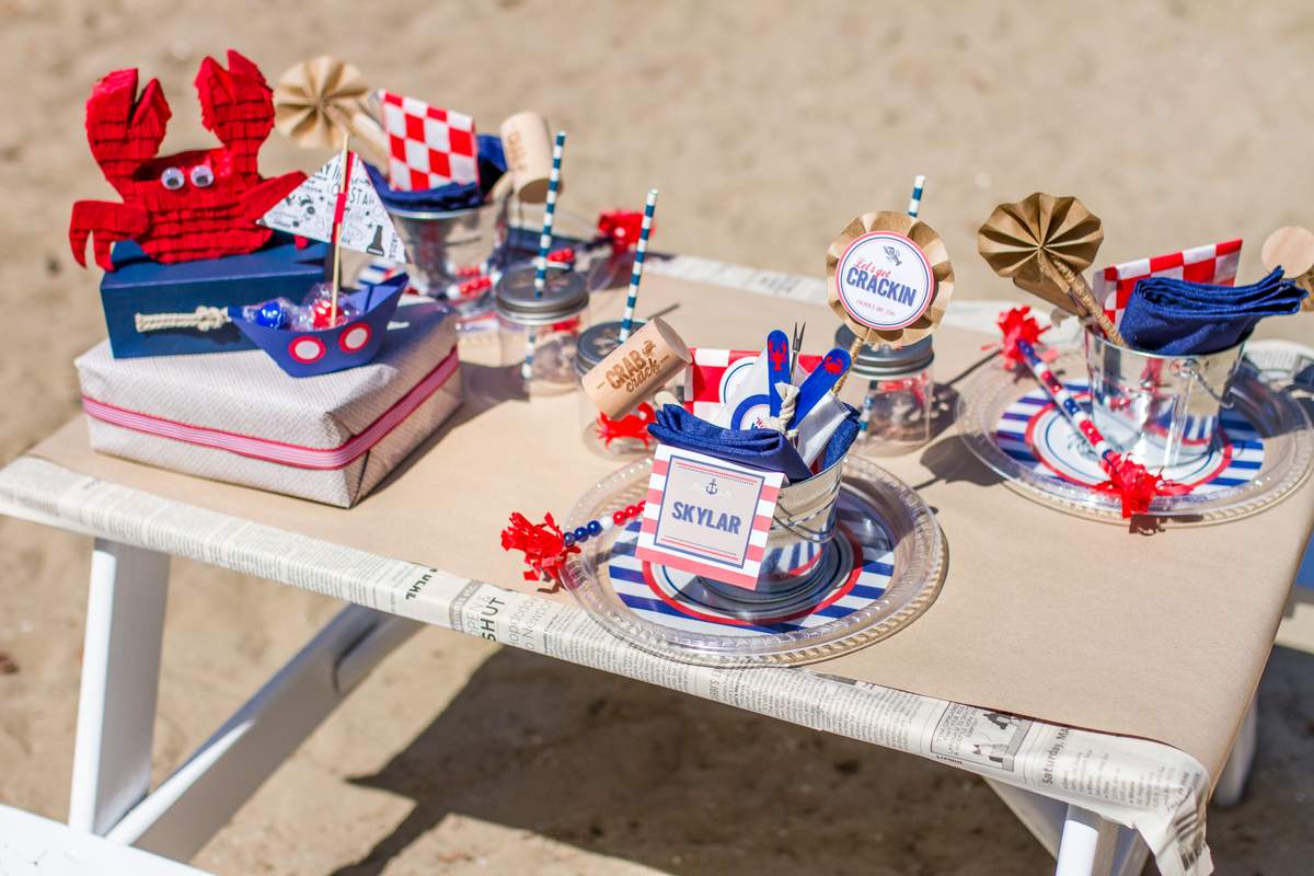 Crab Boil Summer Party Ideas | Photo 1 of 36 | Catch My Party