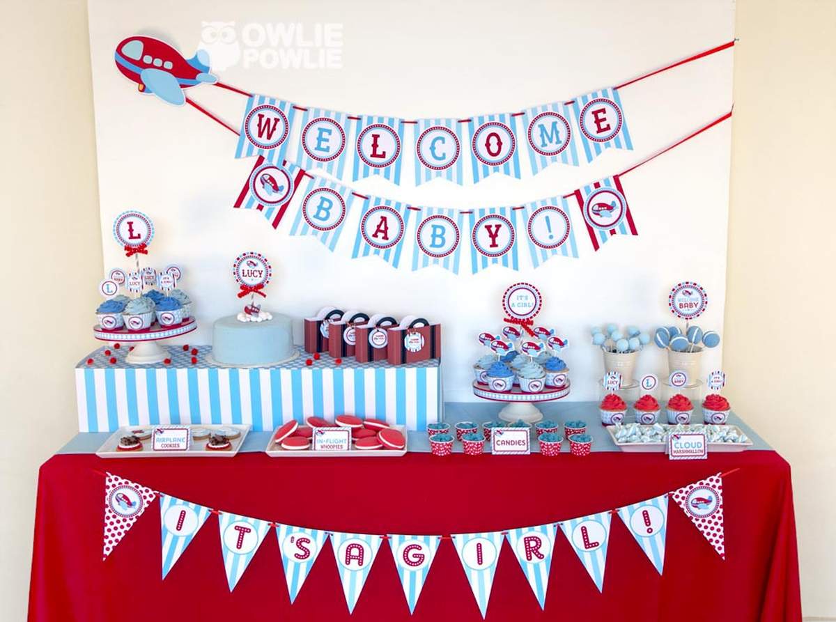 Airplanes / Baby Shower "Airplane Baby Shower" | Catch My Party