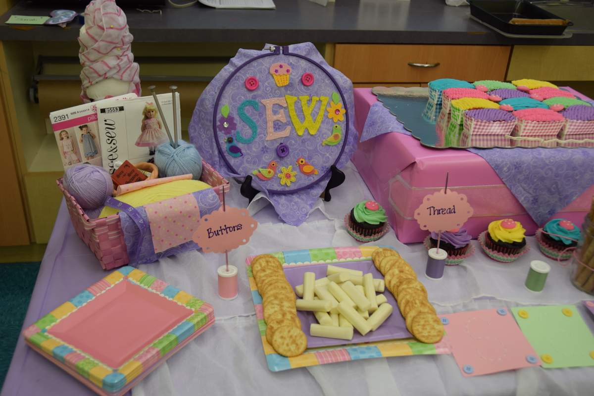 Sewing Birthday Party Ideas | Photo 1 of 18 | Catch My Party