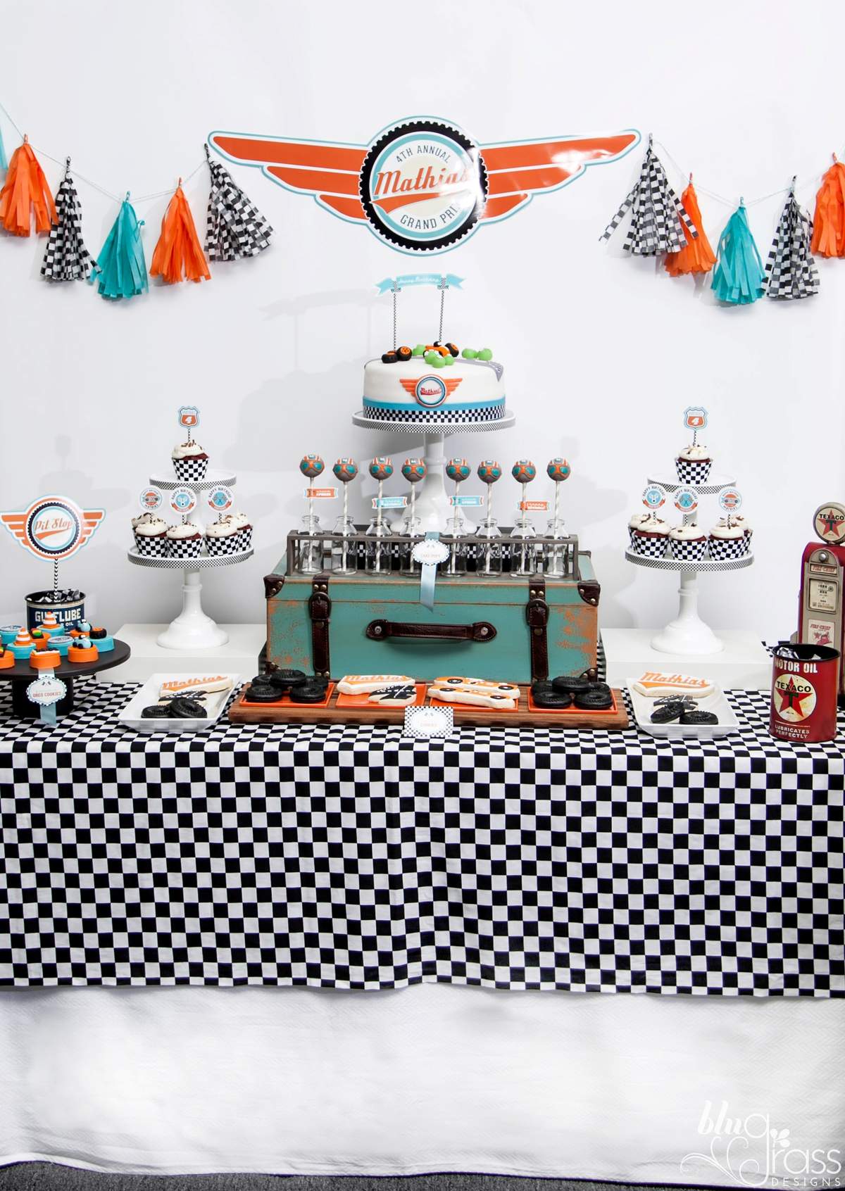 Race Car Birthday Party Ideas | Photo 3 of 46 | Catch My Party