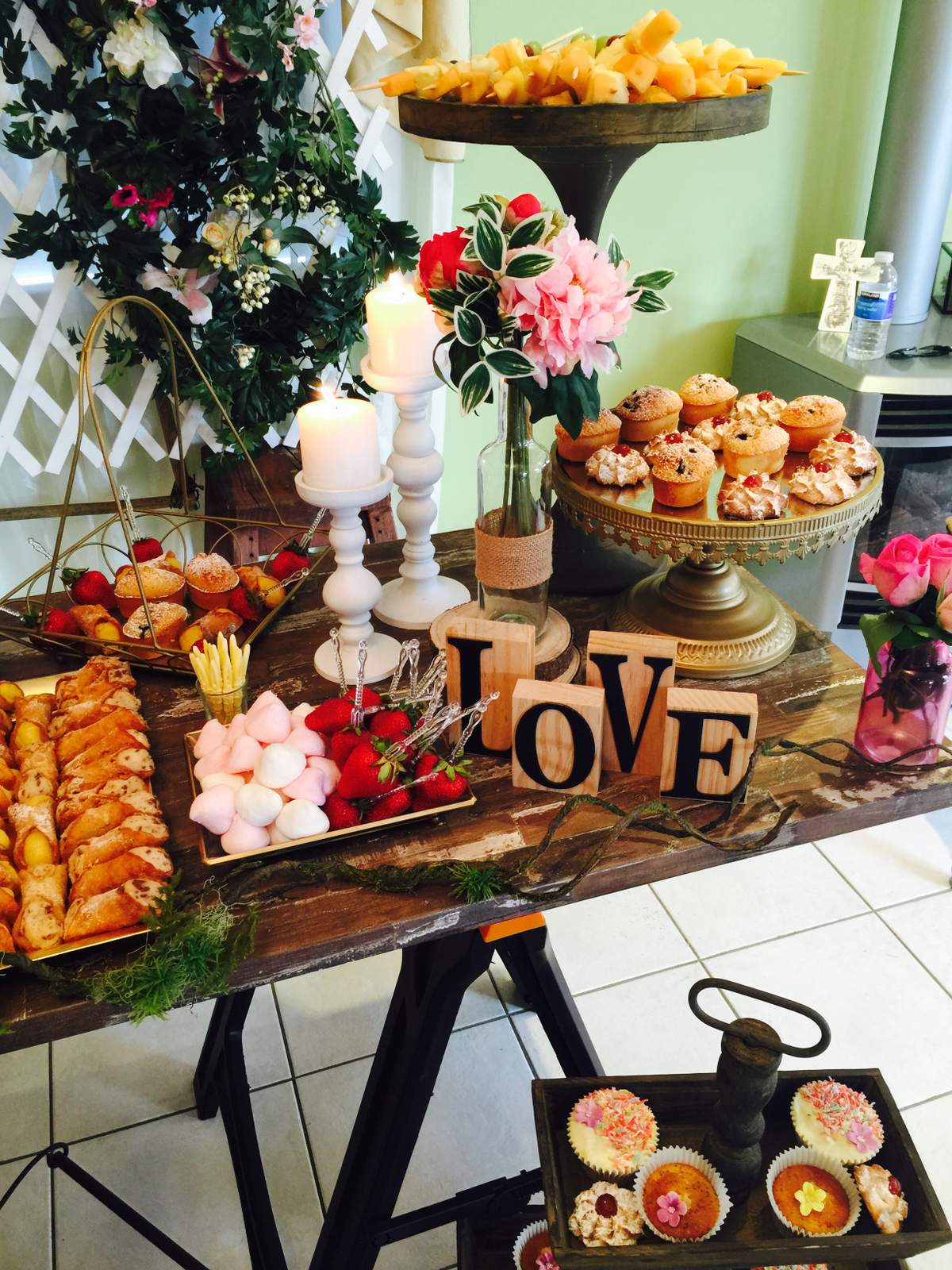 Garden rustic pretty Bridal/Wedding Shower Party Ideas | Photo 5 of 8 ...