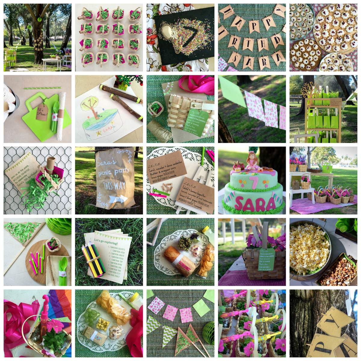 Picnic / Birthday "Sara's Pretty Picnic Party" | Catch My Party