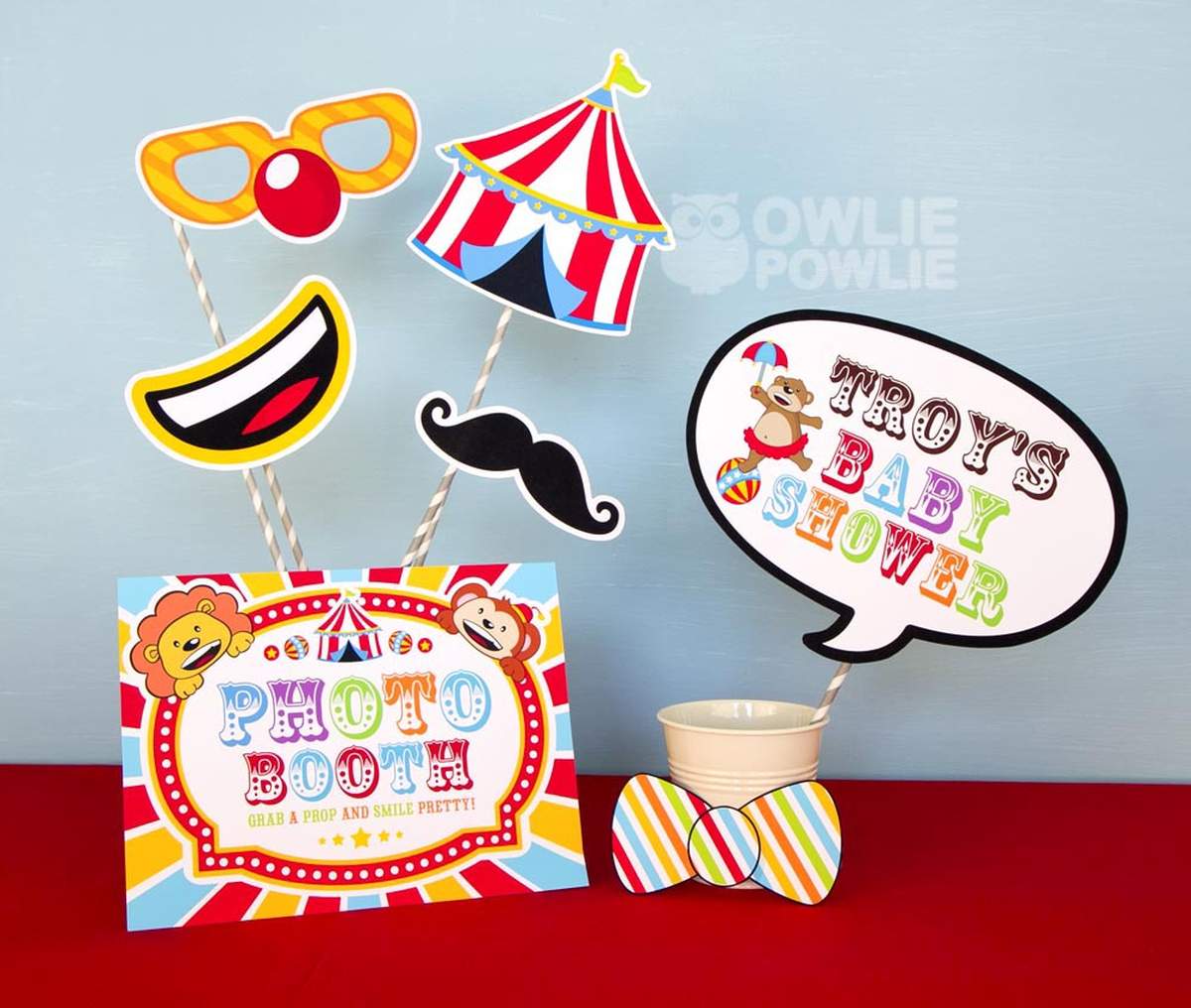 Circus / Carnival Baby Shower Party Ideas | Photo 10 of 24 | Catch My Party