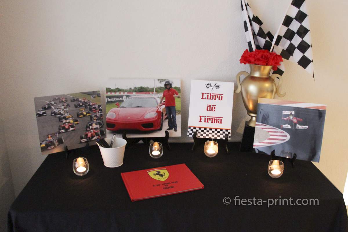 Ferrari - Racing cars Birthday Party Ideas | Photo 24 of 28 | Catch My ...