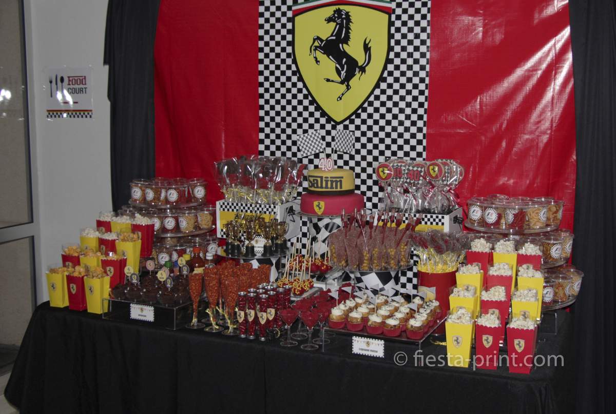 Ferrari - Racing cars Birthday Party Ideas | Photo 2 of 28 | Catch My Party