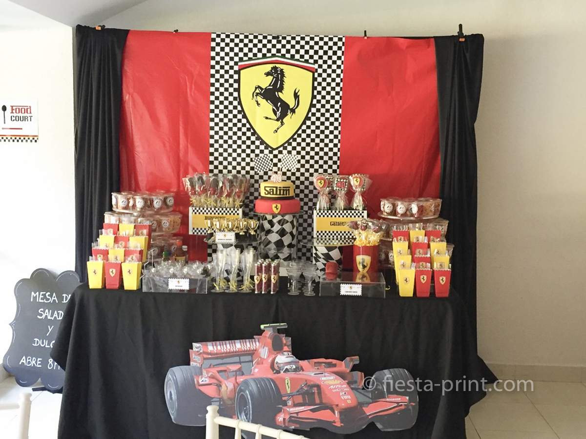 Ferrari - Racing cars Birthday Party Ideas | Photo 2 of 28 | Catch My Party