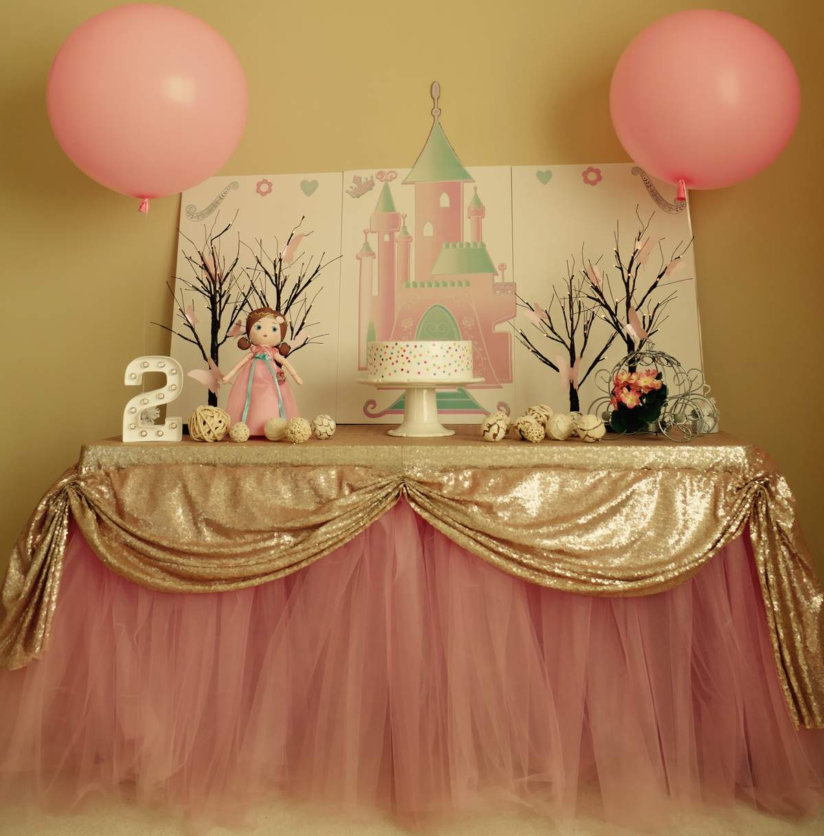 Winter Princess Birthday Party Ideas | Photo 1 of 14 | Catch My Party