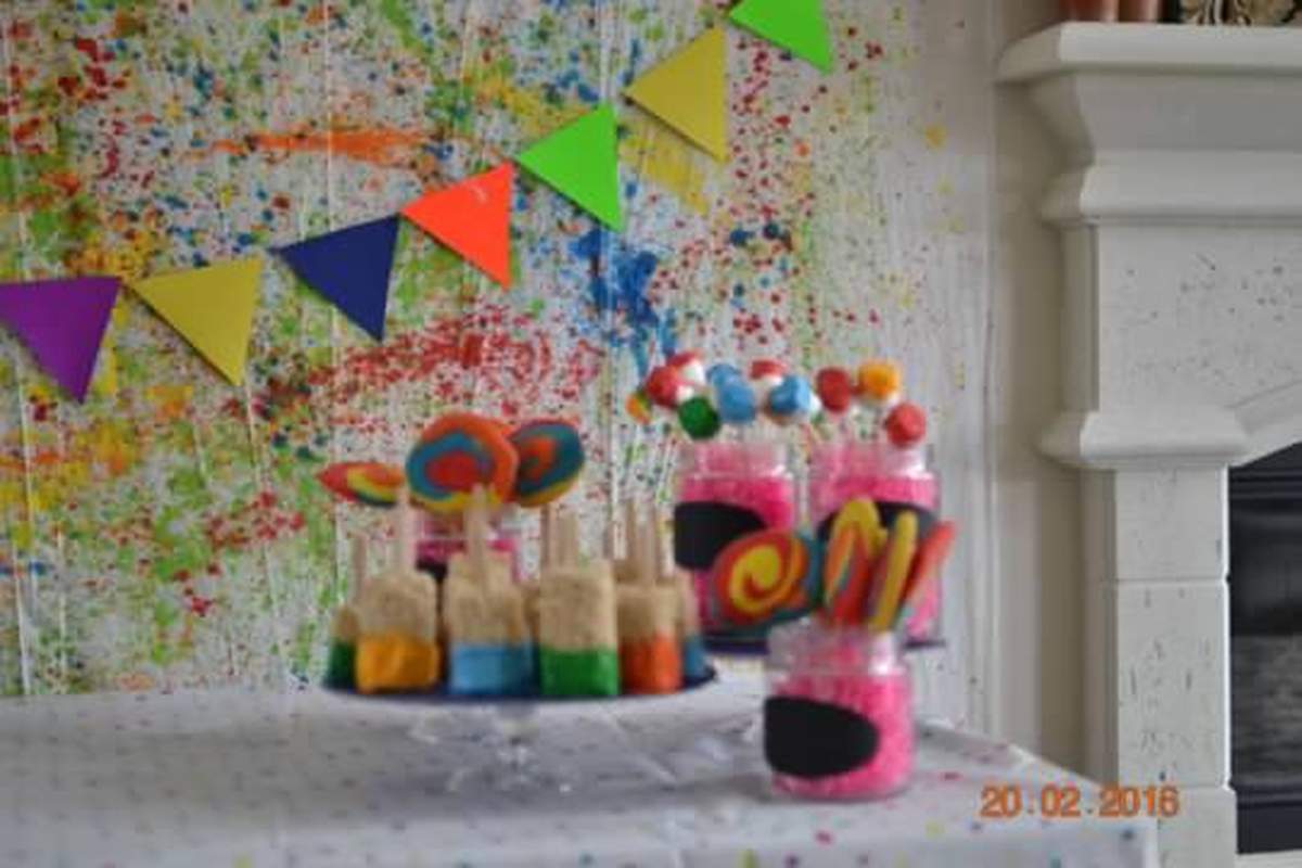 Artist art paint party Birthday Party Ideas | Photo 1 of 31 | Catch My ...