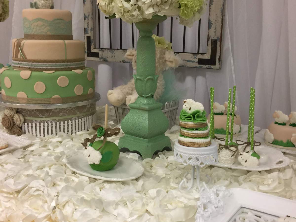 Sheep / Lambs Baby Shower Party Ideas | Photo 1 of 16 | Catch My Party