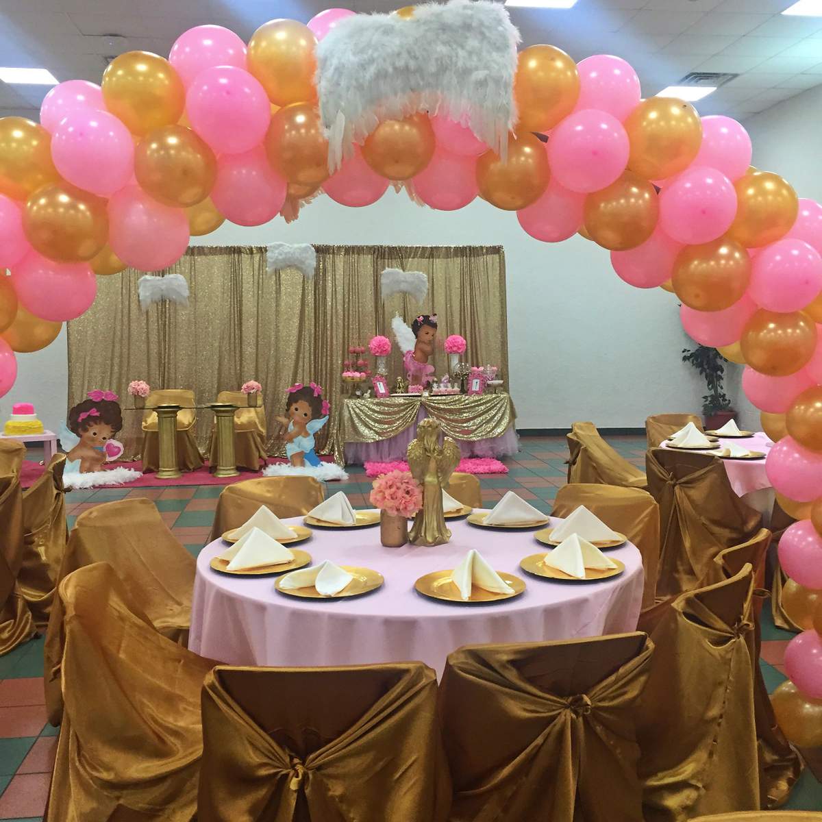 Angel / Heaven Baby Shower Party Ideas | Photo 20 of 24 | Catch My Party