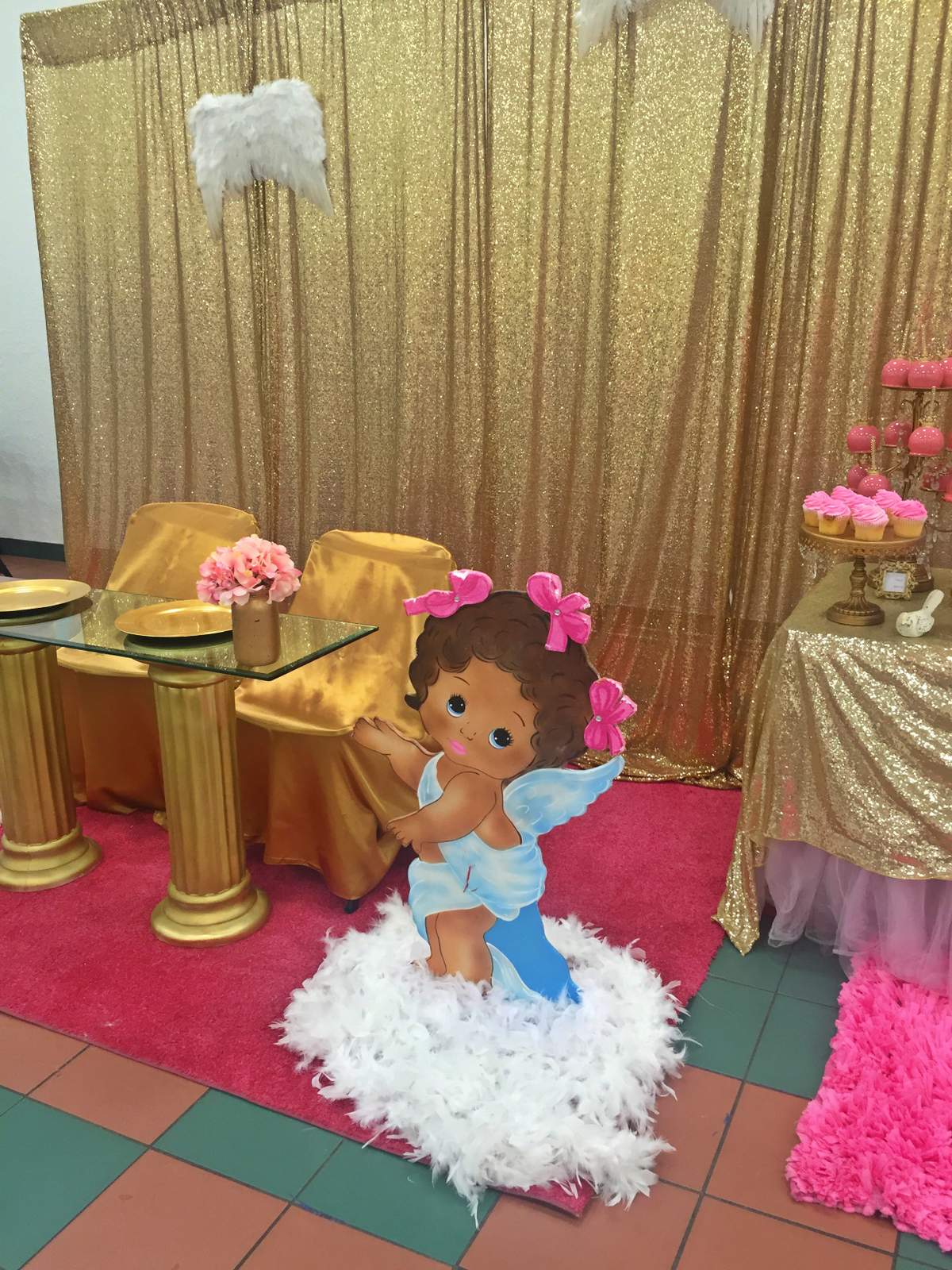 Angel / Heaven Baby Shower Party Ideas | Photo 20 of 24 | Catch My Party