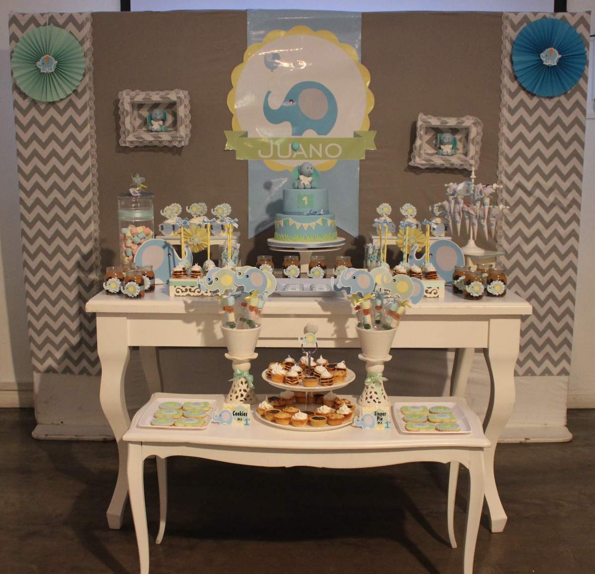 Elephants Birthday Party Ideas | Photo 1 of 14 | Catch My Party