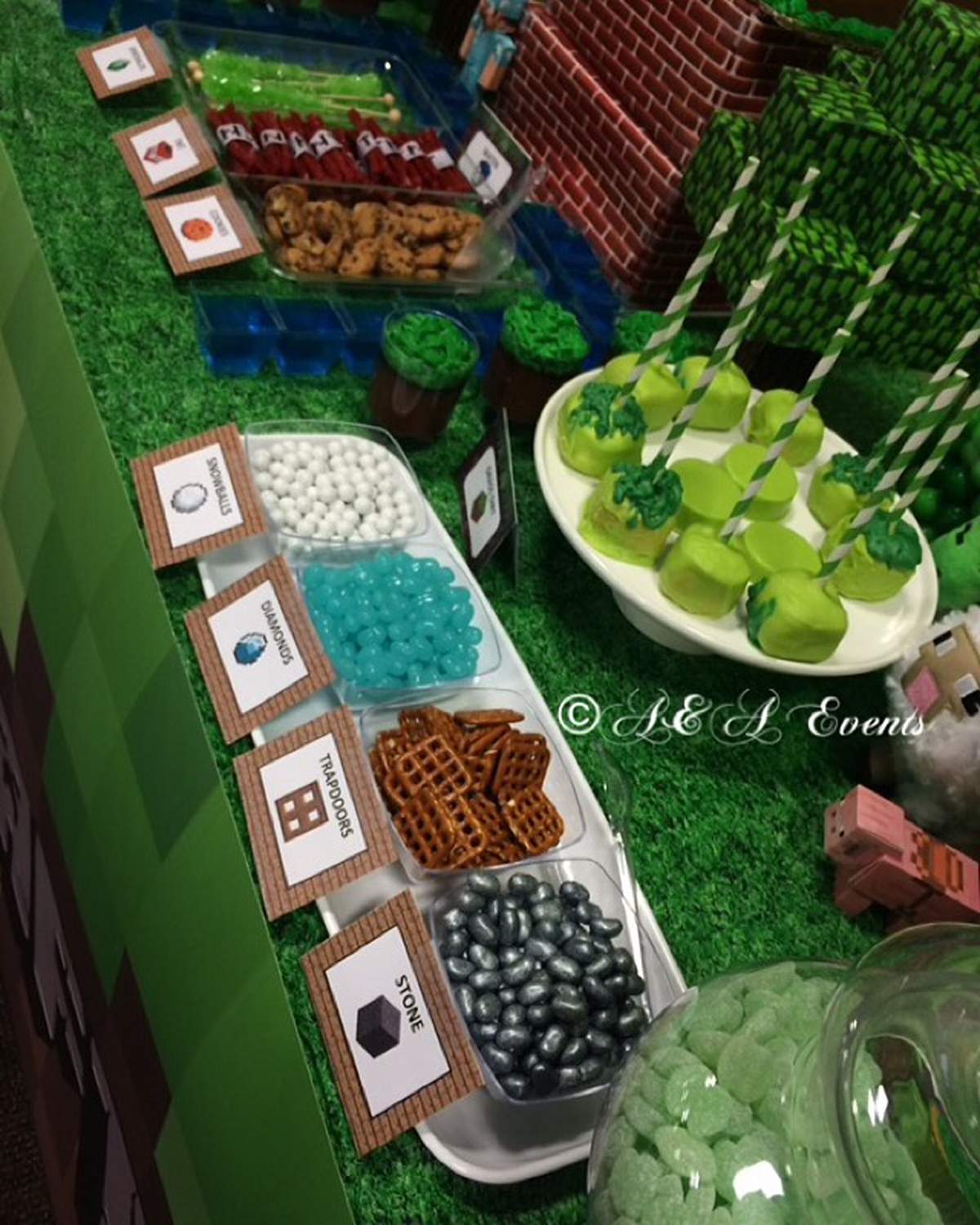 Minecraft Birthday Party Ideas | Photo 2 of 6 | Catch My Party