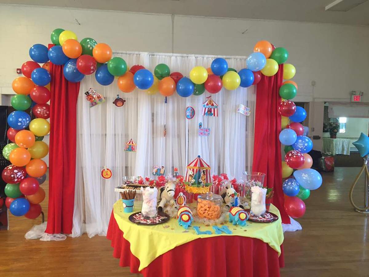 circus / Birthday "Logan 1th Birthdayparty" | Catch My Party