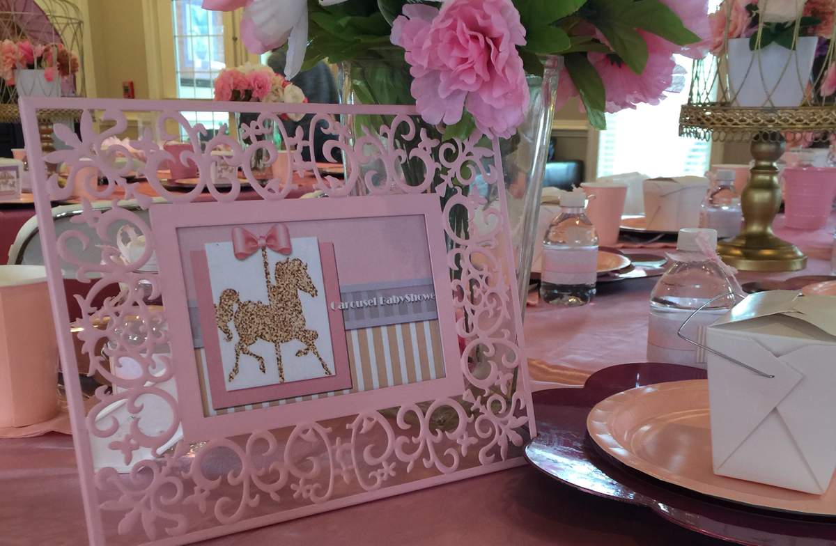 Carousel Baby Shower Party Ideas | Photo 1 of 13 | Catch My Party