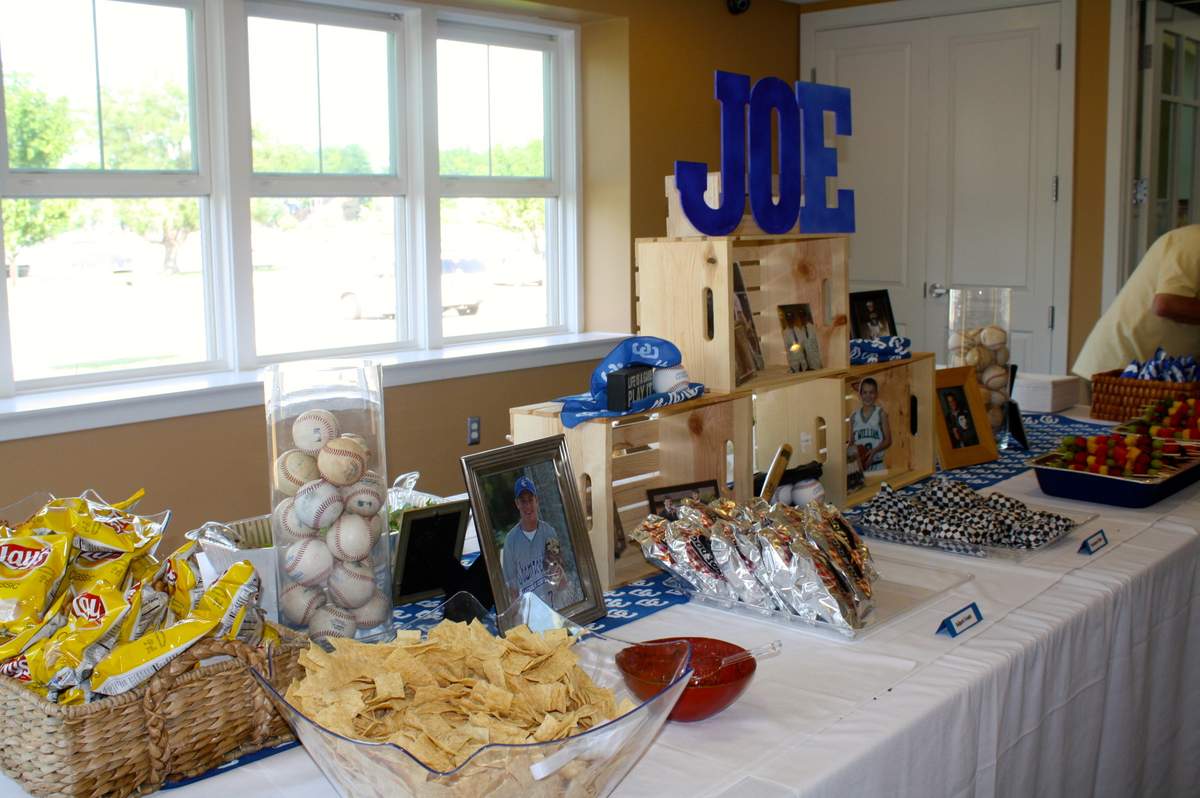 Baseball Graduation/End of School Party Ideas | Photo 1 of 14 | Catch ...