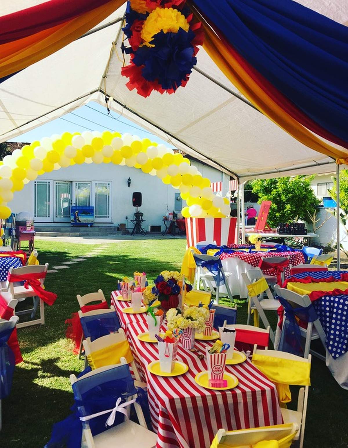 Carnival, Circus Birthday Party Ideas | Photo 20 of 47 | Catch My Party