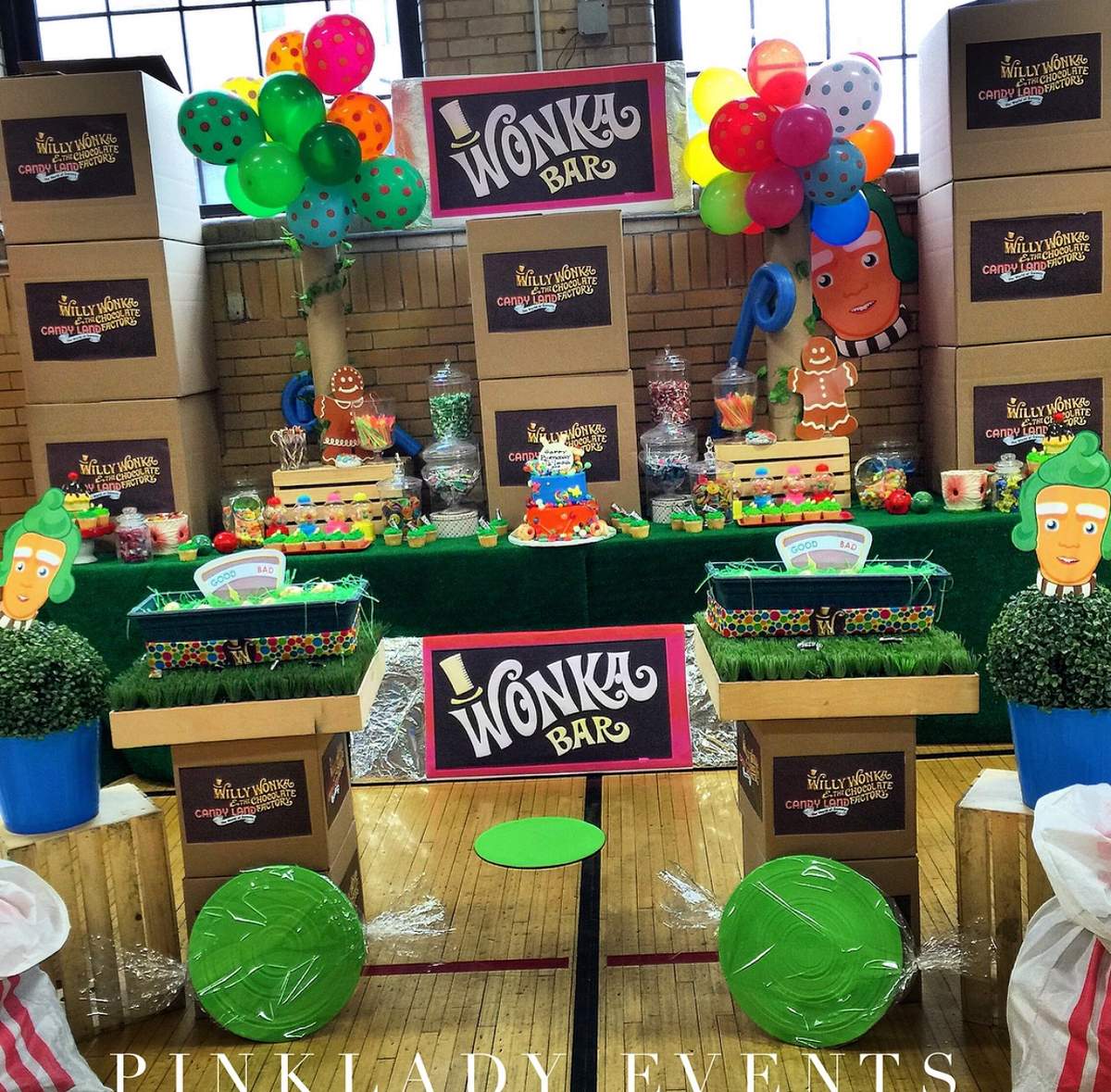 Willy Wonka & The CandyLand Factory Birthday Party Ideas | Photo 9 of ...