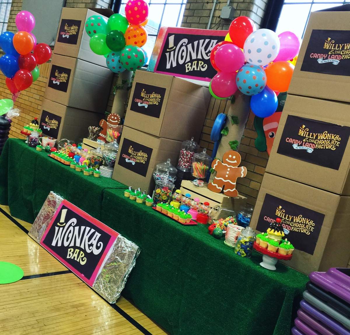Willy Wonka & The CandyLand Factory Birthday Party Ideas | Photo 9 of ...
