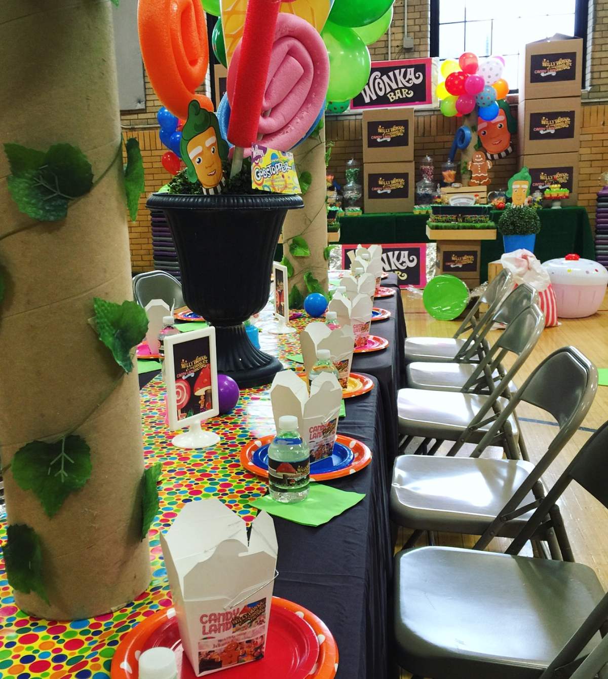 Willy Wonka & The CandyLand Factory Birthday Party Ideas | Photo 9 of ...