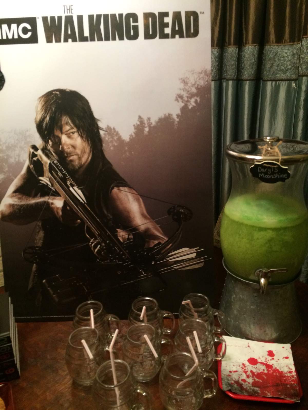 The Walking Dead Premiere Movie Night Party Ideas | Photo 2 of 8 ...