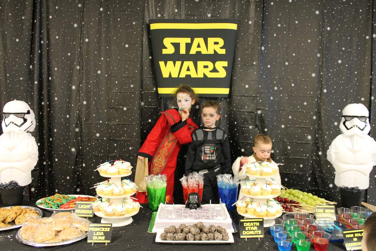 Star Wars Jedi Training Birthday Party Ideas | Photo 24 of 56 | Catch ...