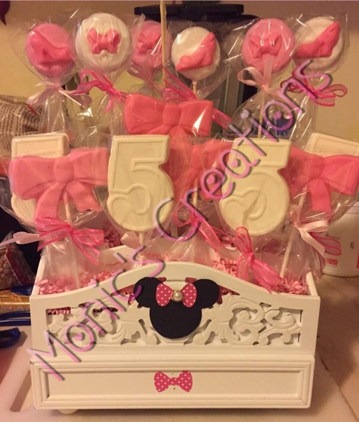 Pink Minnie Mouse candy table Birthday Party Ideas | Photo 1 of 8 ...