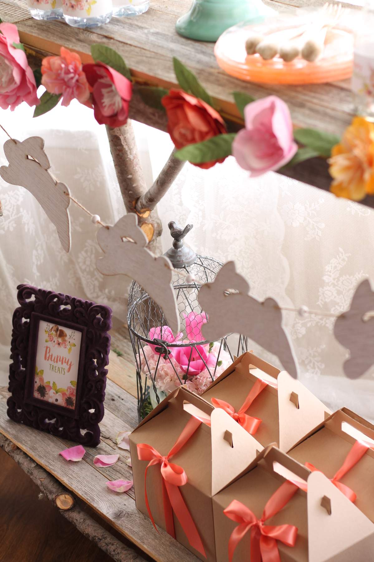 Bunny Rabbit Birthday Party Ideas | Photo 5 of 23 | Catch My Party