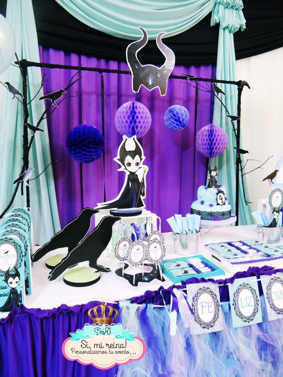 Maleficent Birthday Party Ideas | Photo 6 of 12 | Catch My Party