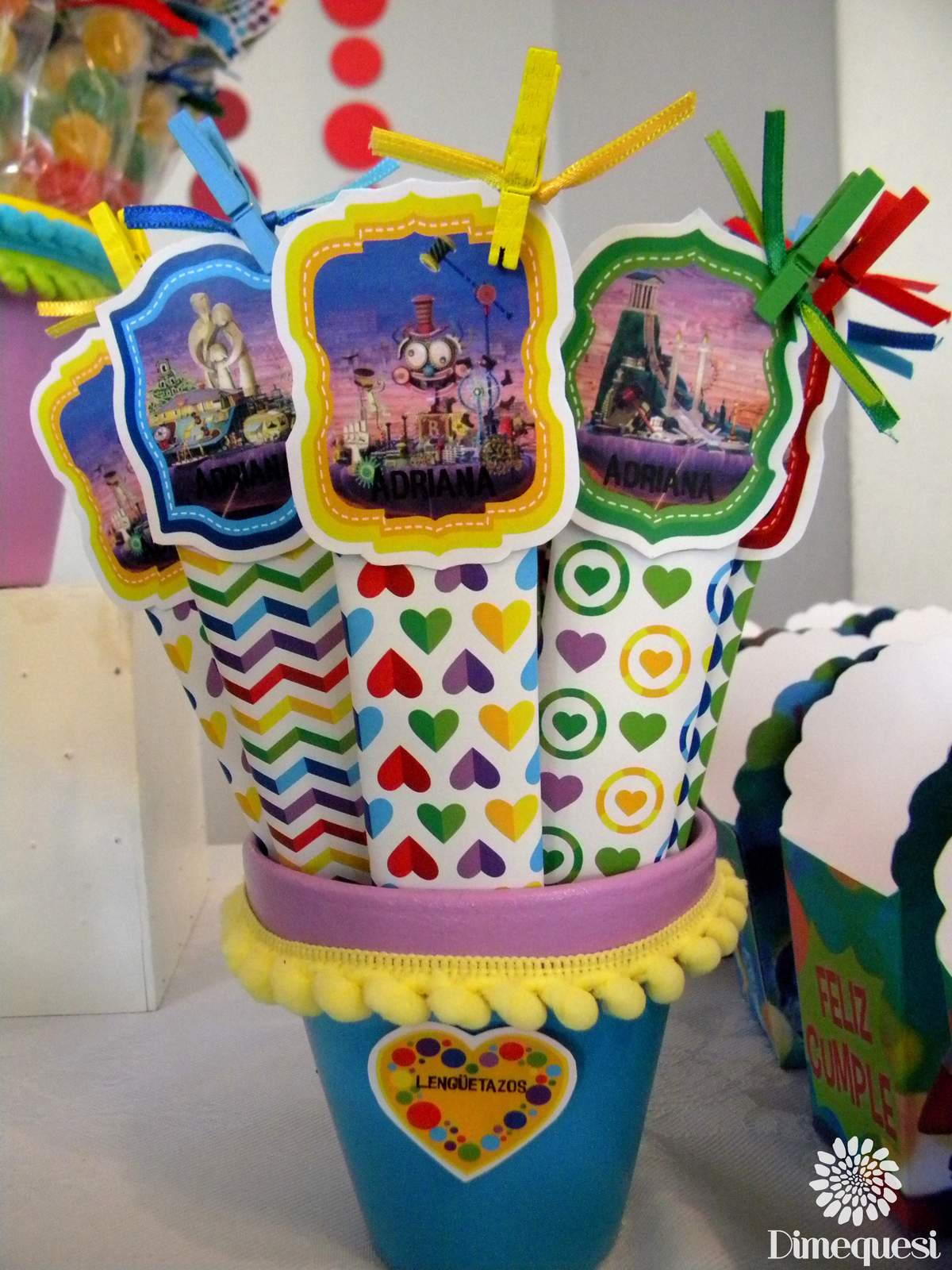 Inside Out Birthday Party Ideas | Photo 8 of 22 | Catch My Party