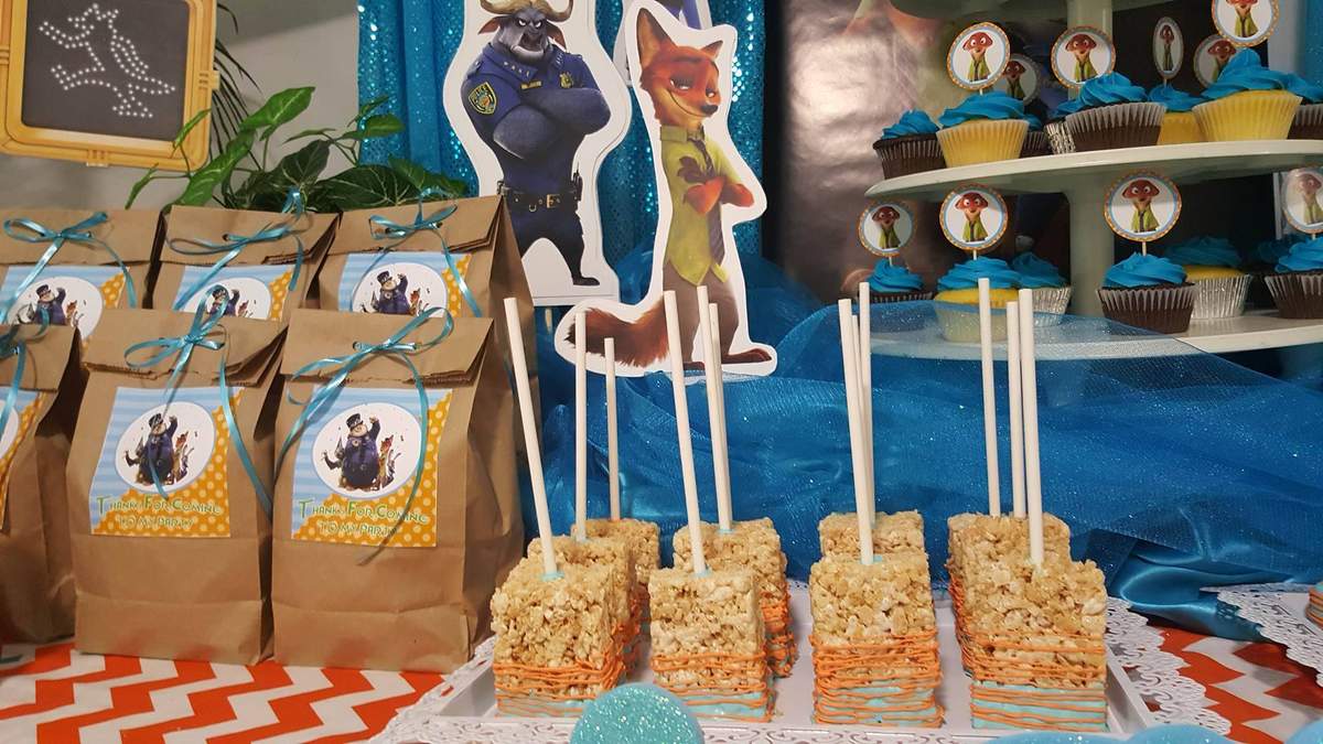 ZOOTOPIA Birthday Party Ideas | Photo 5 of 19 | Catch My Party
