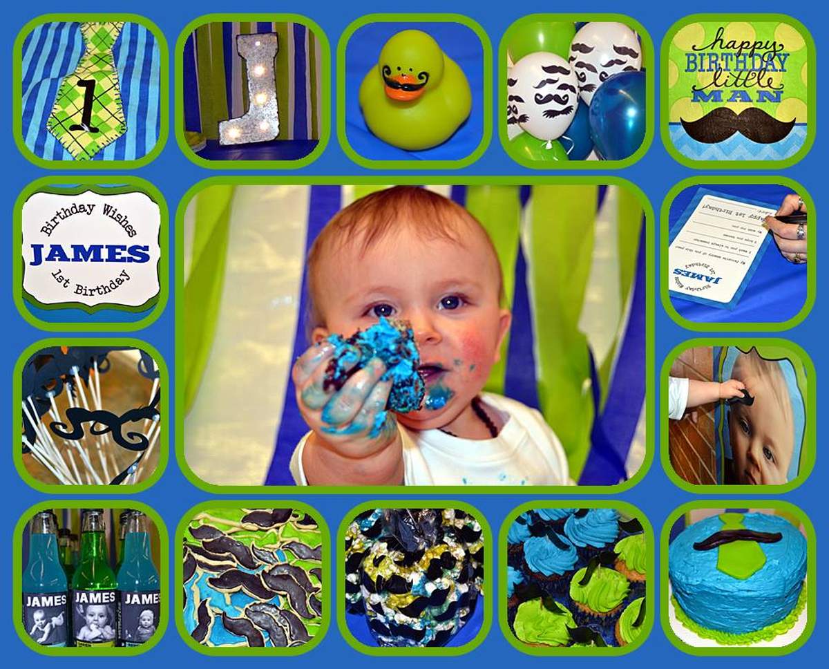 Mustaches / Little Man / Birthday "James' Little Man Mustache Bash 1st ...