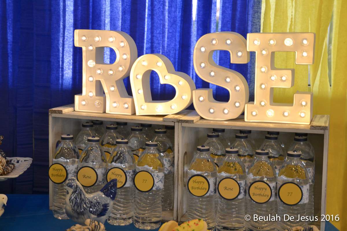 French Toile Birthday Party Ideas | Photo 6 of 23 | Catch My Party