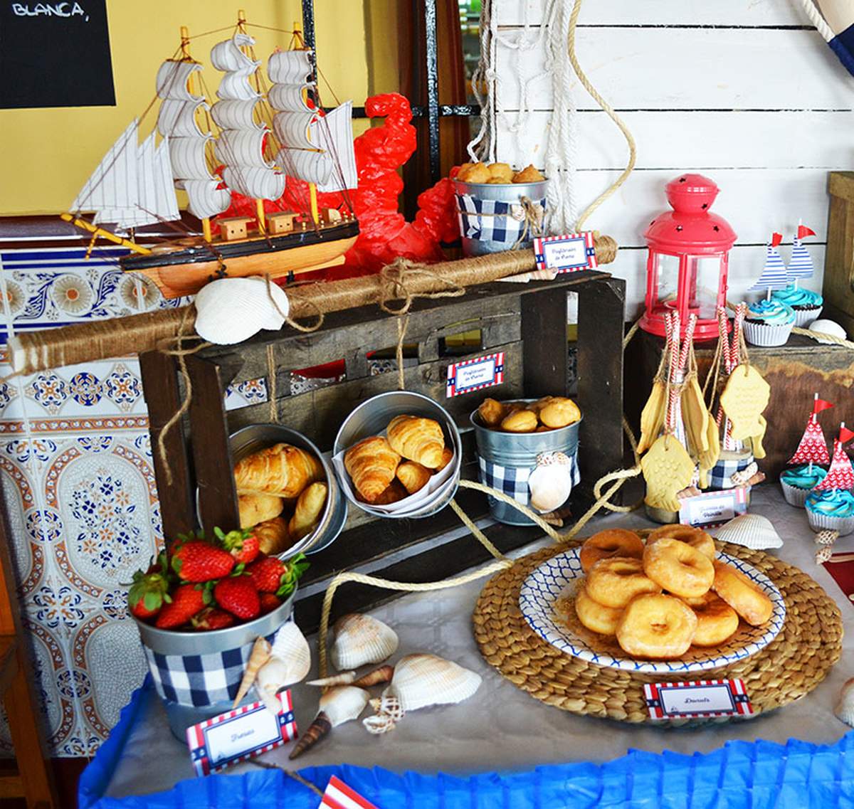 navy Birthday Party Ideas | Photo 3 of 9 | Catch My Party