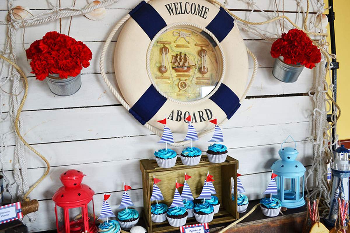 navy Birthday Party Ideas | Photo 4 of 9 | Catch My Party
