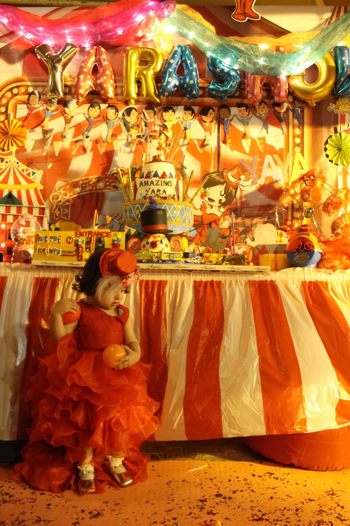 Circus / Carnival Dinner Party Party Ideas | Photo 2 of 13 | Catch My Party