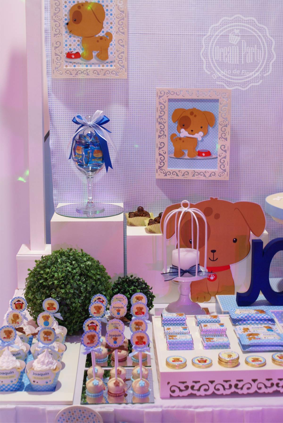 "DOG" - 1st Birthday - Joaquín Birthday Party Ideas | Photo 12 of 12 ...